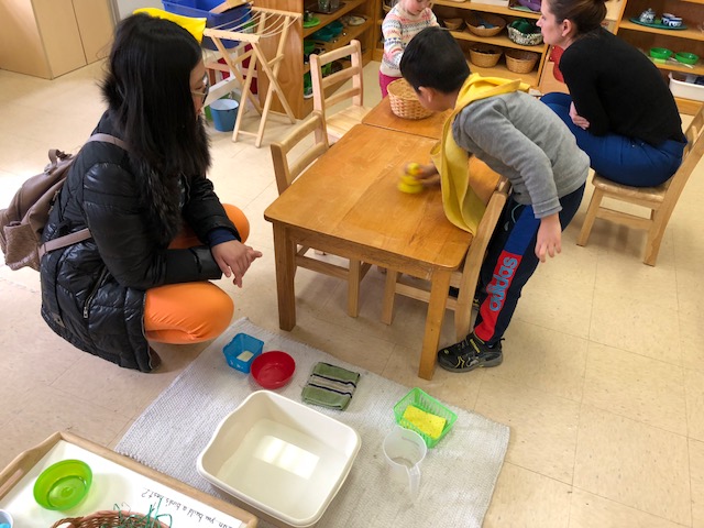 Did you know that the Table Scrubbing Lesson in a Montessori classroom ...