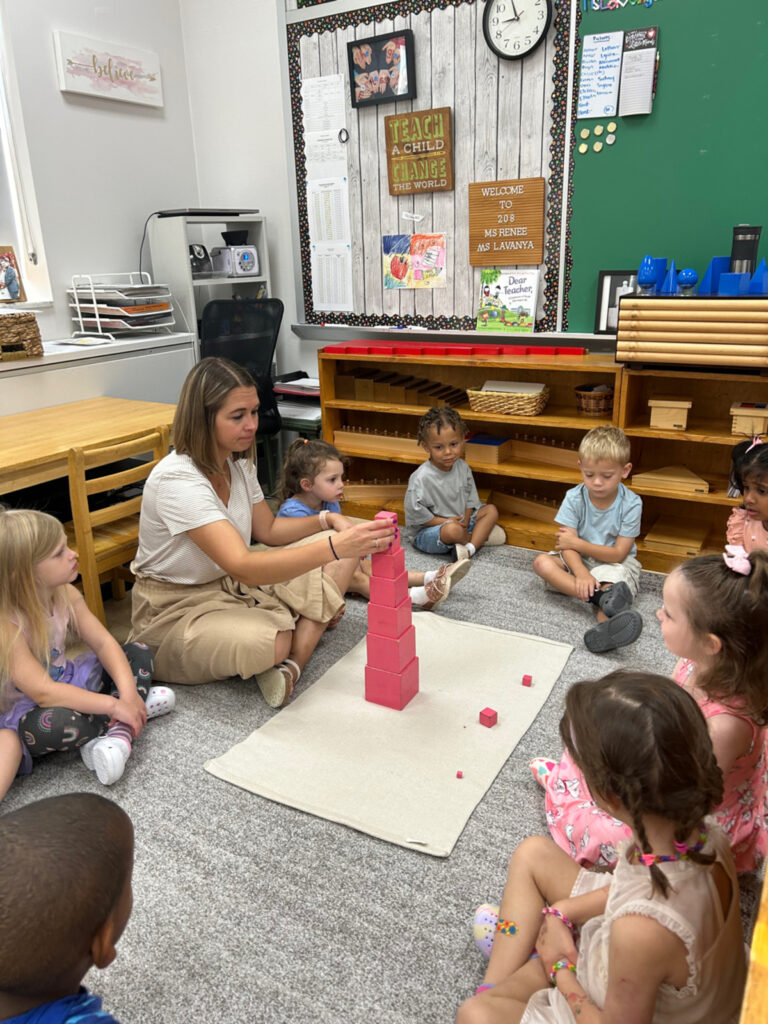 The Pink Tower Lesson - The Glen Montessori School